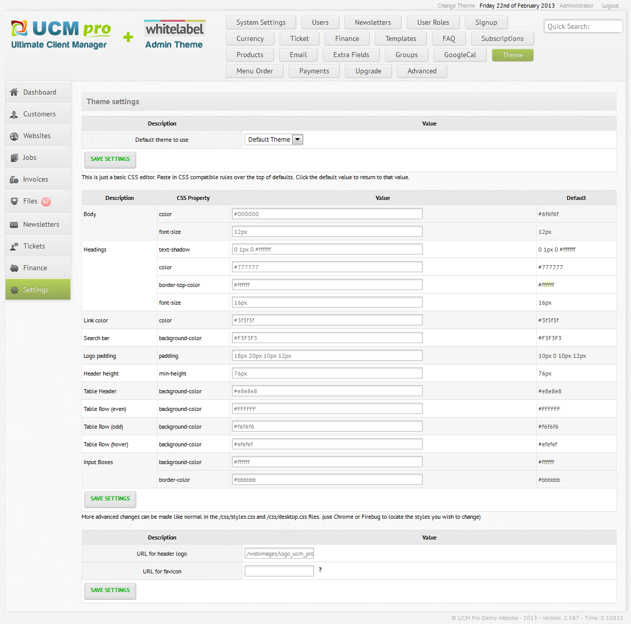 UCM Theme: White Label by BakerWebDev | ThemeForest